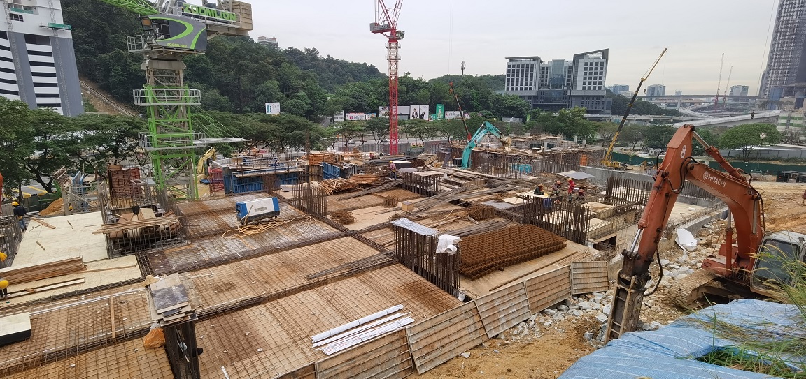 D'Cosmos Residences Site Progress | EXSIM Group