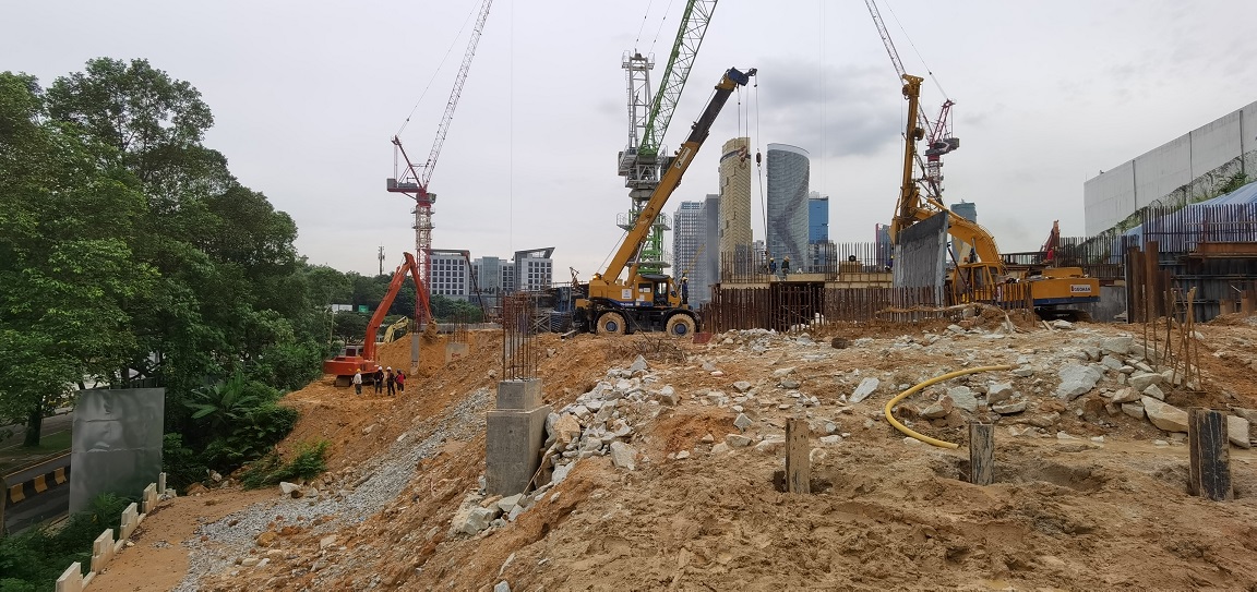 D'Cosmos Residences Site Progress | EXSIM Group