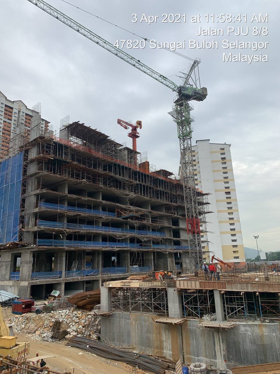 D'Cosmos Residences Site Progress | EXSIM Group