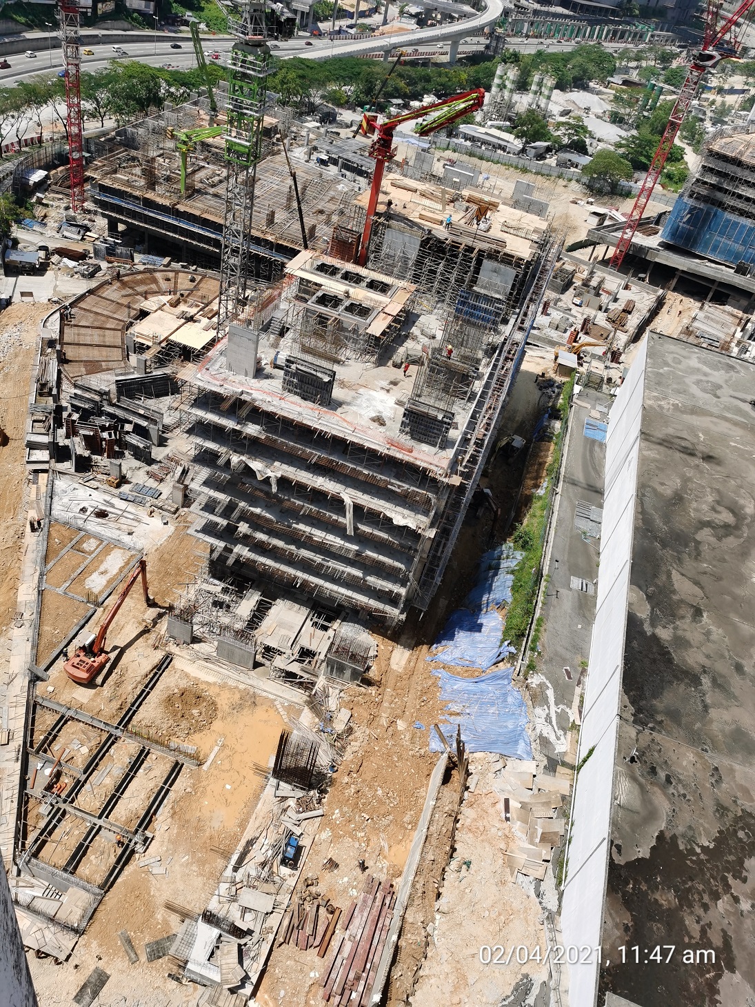 D'Cosmos Residences Site Progress | EXSIM Group