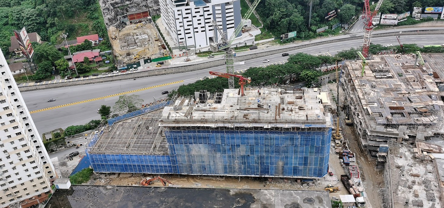 D'Cosmos Residences Site Progress | EXSIM Group