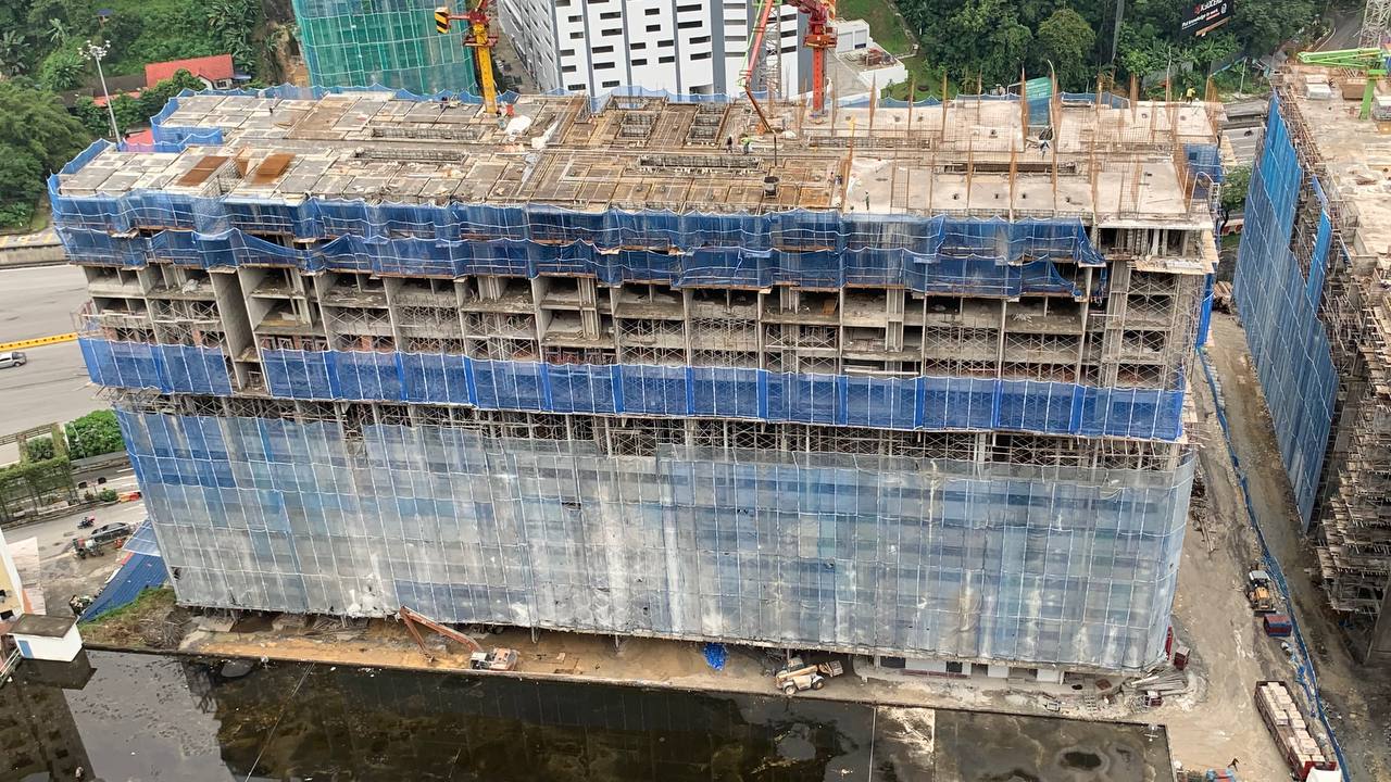 D'Cosmos Residences Site Progress | EXSIM Group