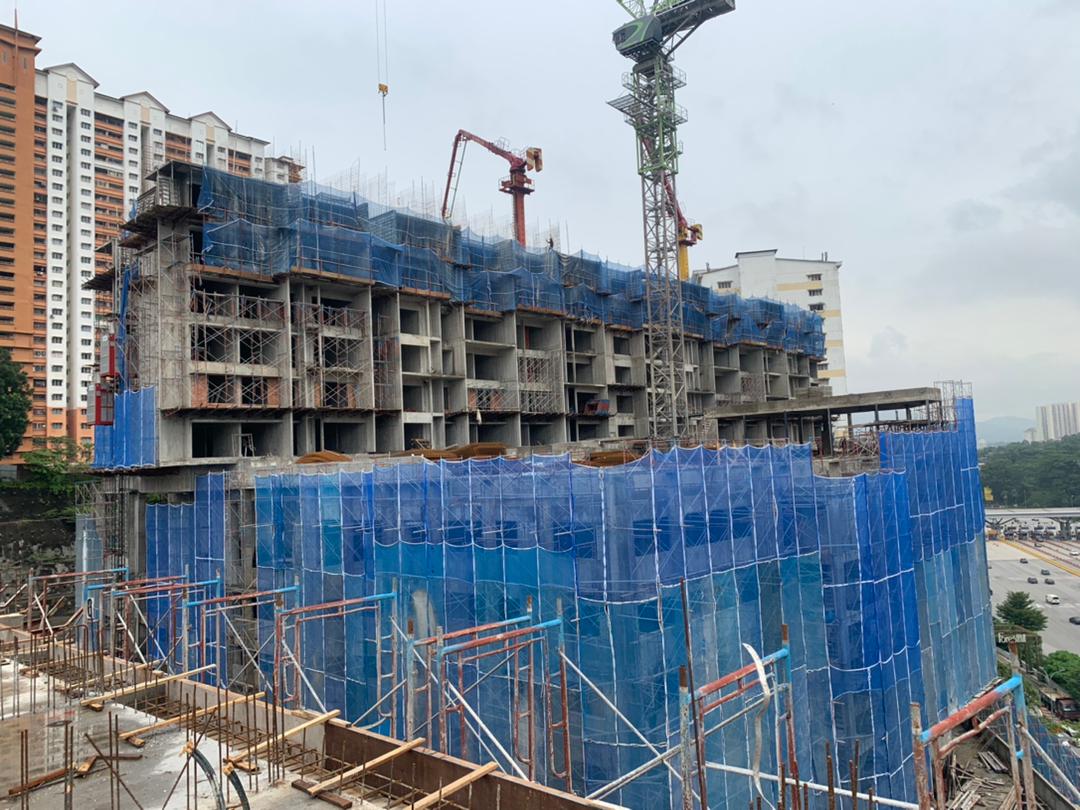 D'Cosmos Residences Site Progress | EXSIM Group